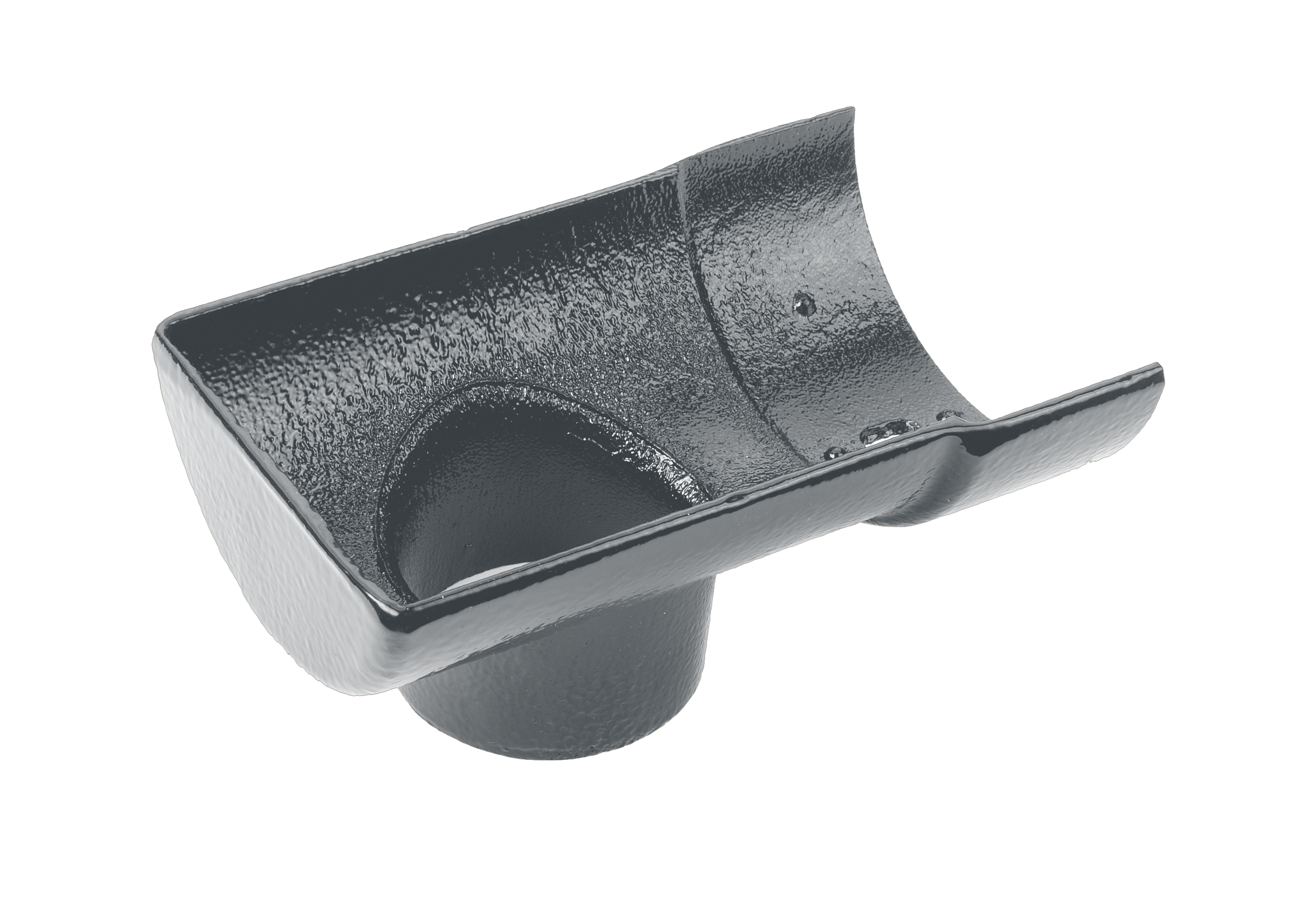 Half Round Cast Iron Drop End Outlet - External 63mm – Coping ...