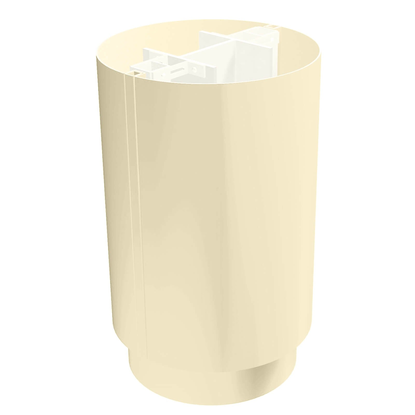 Aluminium Column Casings Circular 3m Length Alumasc Skyline - Pearl Wh ...