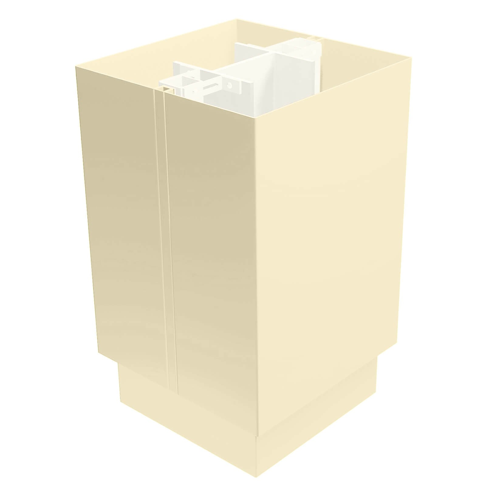 Aluminium Column Casings Square 3m Length Alumasc Skyline - Pearl Whit ...