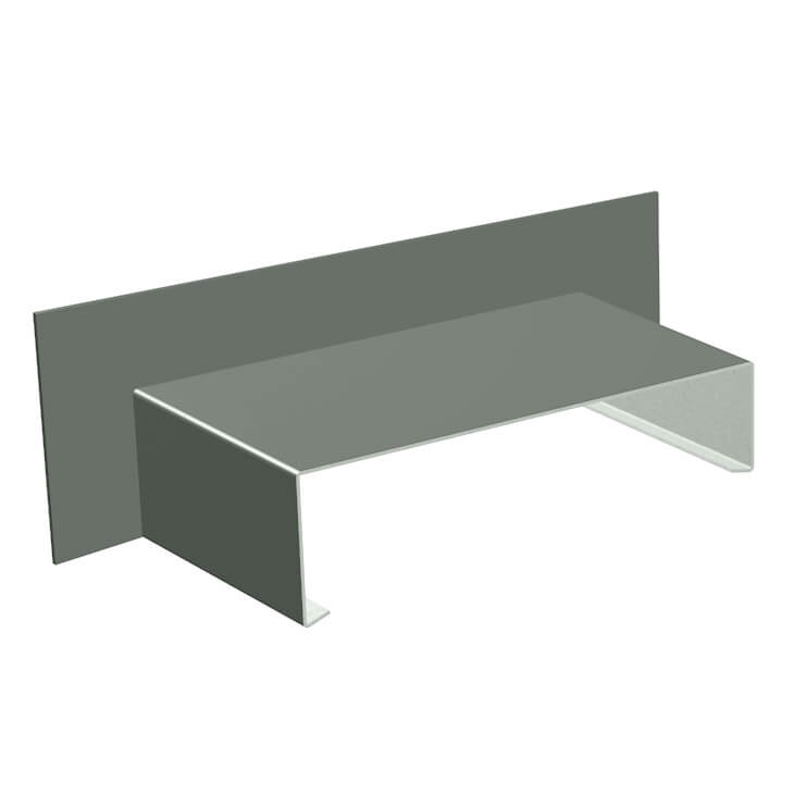Aluminium Sloping Wall Copings Upstand Stop End Alumasc Skyline - Mous ...