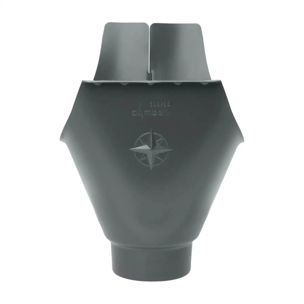 Infinity Rainwater Guttering Wrap Around Gutter Outlet - Anthracite Gr ...