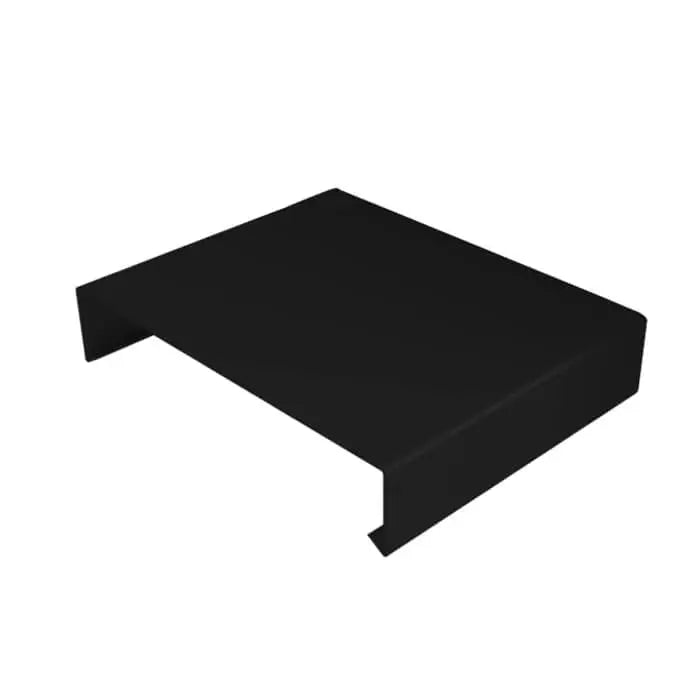 Aluminium Wall Copings Stop End Alumasc Skyline - Black (9017m ...