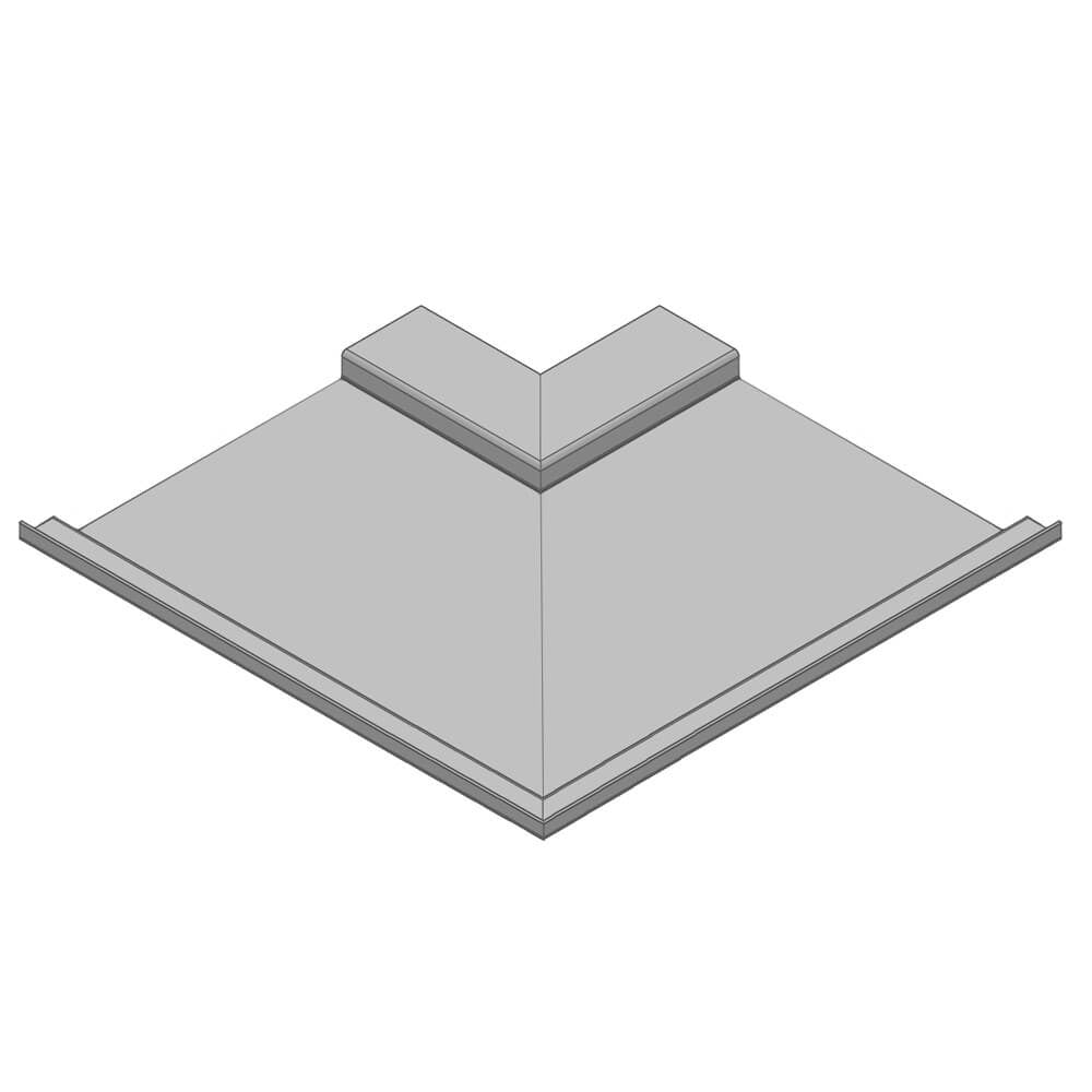 Aluminium Wall Cladding 90 Degree External Corner Alumasc Skyline - Me ...